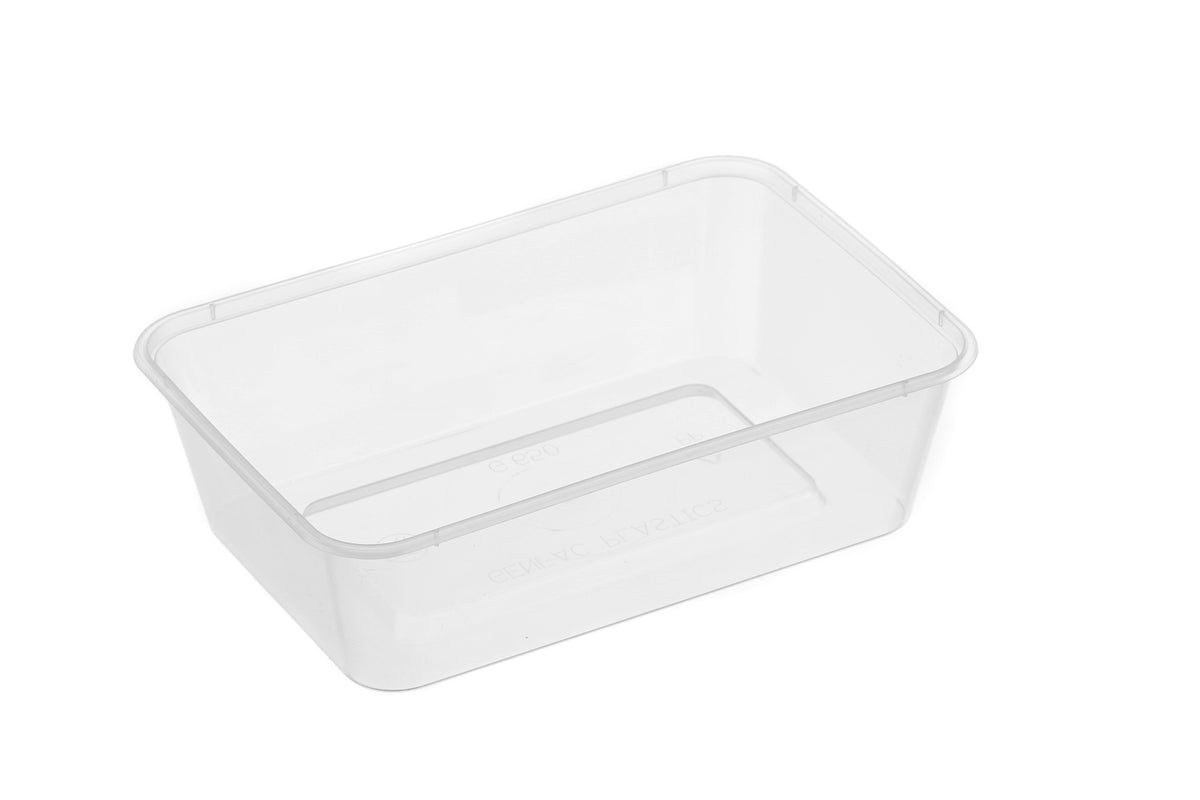 Rectangular Plastic Food Container (Base Only) – Pack-Mart